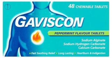 Gaviscon Peppermint Chewable Tablets 48s | Discount Medicines