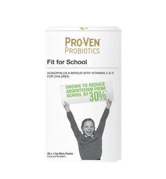 Pro-Ven Probiotics Fit For School 28 x 1.5g Stick Packs | Discount ...