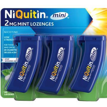 Niquitin Mini 2mg Mint Lozenges 60s | Discount Medicines