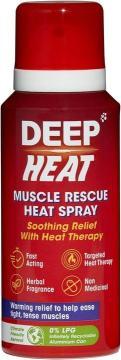 Deep Heat Muscle Rescue Heat Spray 72.5ml | Discount Medicines
